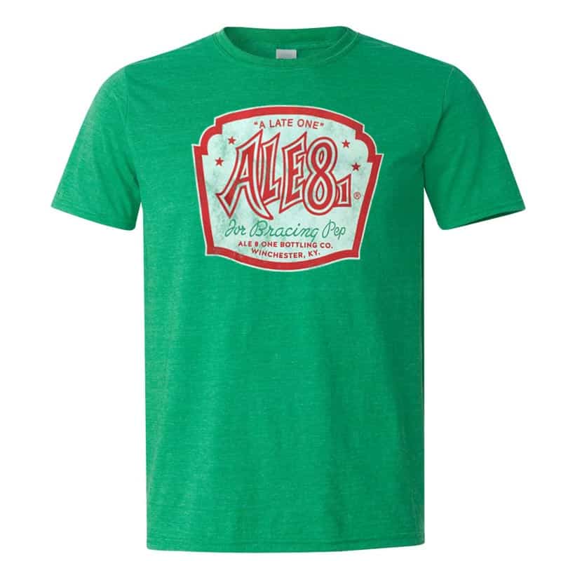Ale-8-One Vintage Green Tee – Visit Winchester KY
